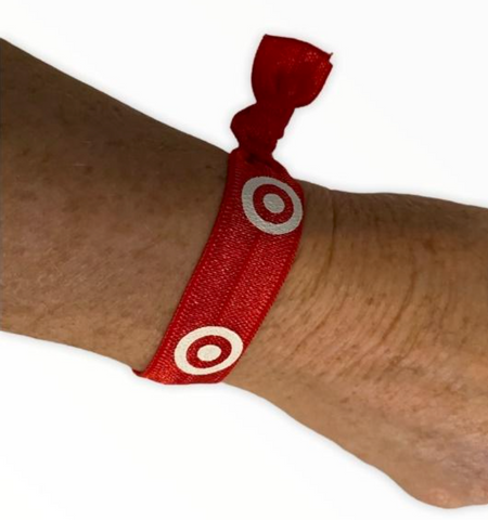 Target Branded Hair Ties | For Sale at Elastic Band Co.