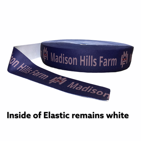 Custom Printed Garment Elastic